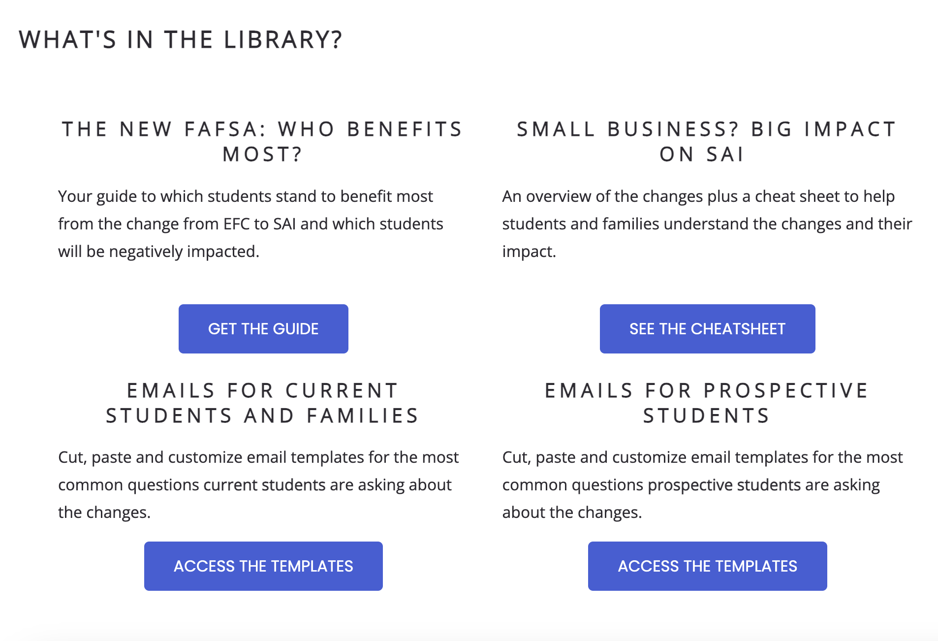 FAFSA Simplification Free Resources